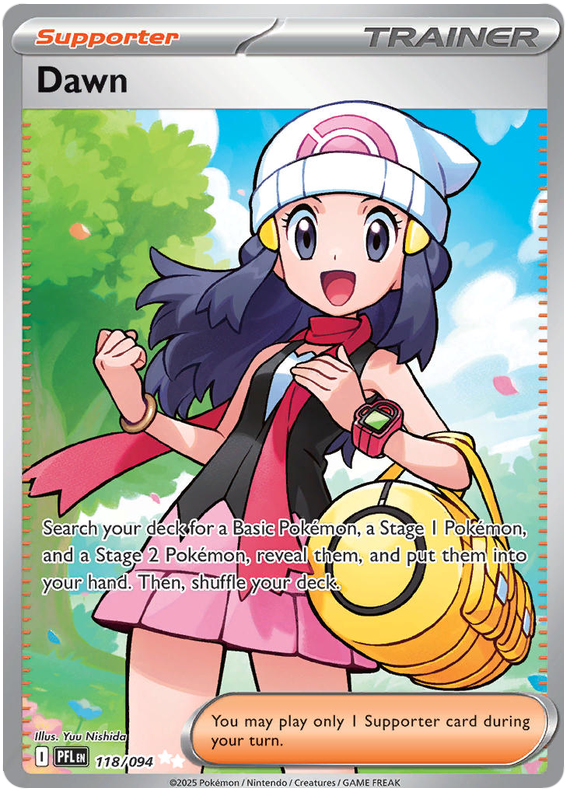 Dawn 118/094 Ultra Rare Pokemon Card (Mega Evolution Phantasmal Flames ...
