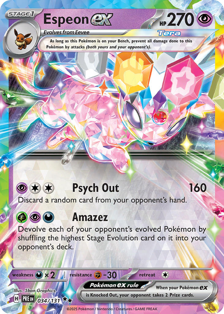 Prismatic Evolutions Single Cards — Titan Cards Ltd