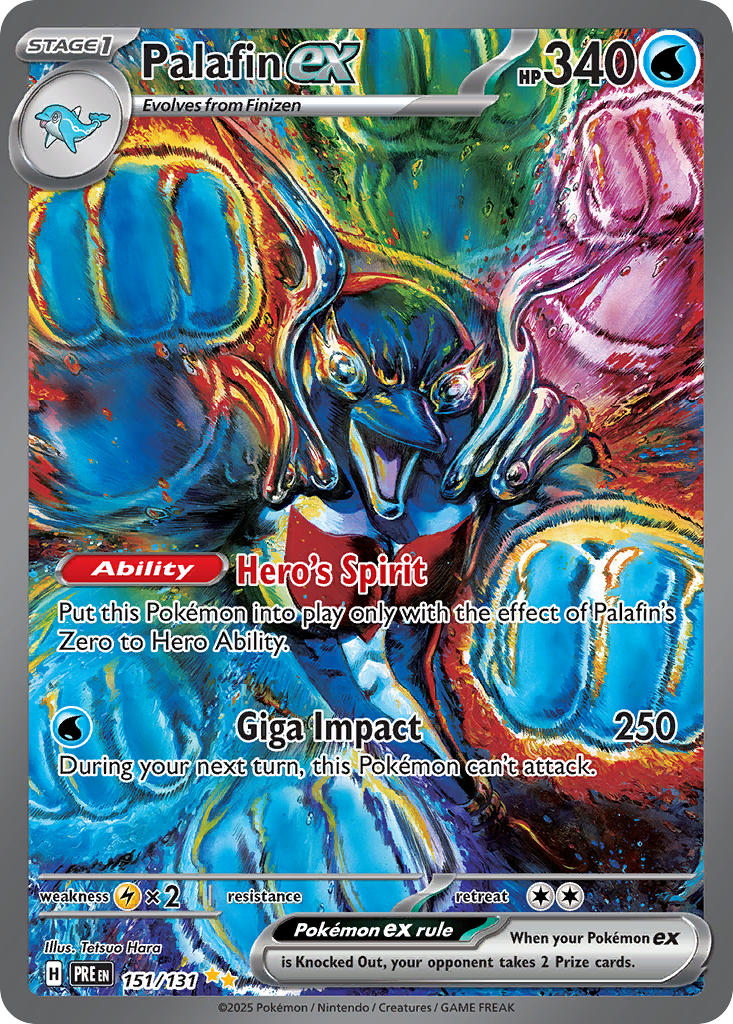 Palafin ex 151/131 Special Illustration Rare Pokemon Card (Scarlet & V ...
