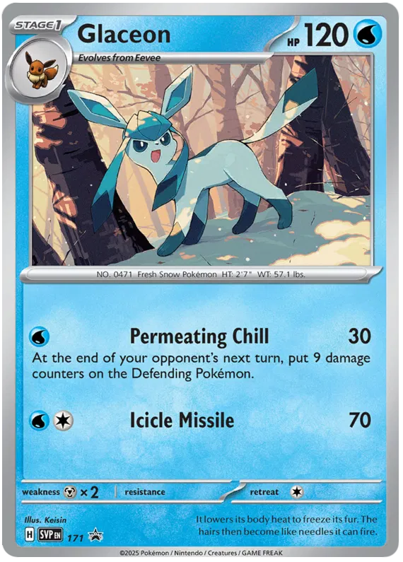 Glaceon SVP171 Pokemon Promo Card (SV Promo Series) — Titan Cards Ltd