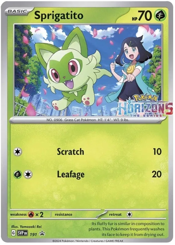 Sprigatito SVP191 Pokemon Promo Card (SV Promo Series) — Titan Cards Ltd