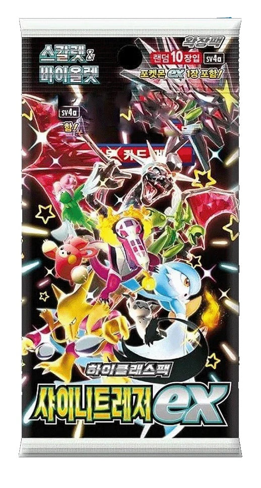 Pokemon TCG Shiny Treasures EX SV4A Korean Booster Pack — Titan Cards Ltd