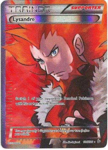 Lysandre 104/106 Ultra Rare Pokemon Card (XY Flashfire) — Titan Cards Ltd