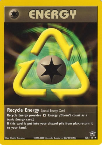 Recycle Energy 105/111 Rare Pokemon Card (Neo Genesis) — Titan Cards Ltd