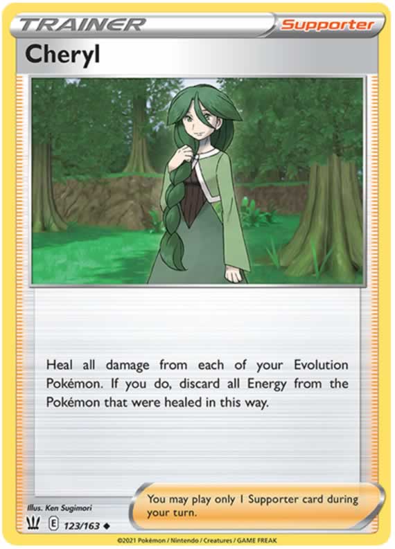 Cheryl 123/163 Uncommon Pokemon Card (Battle Styles) — Titan Cards Ltd