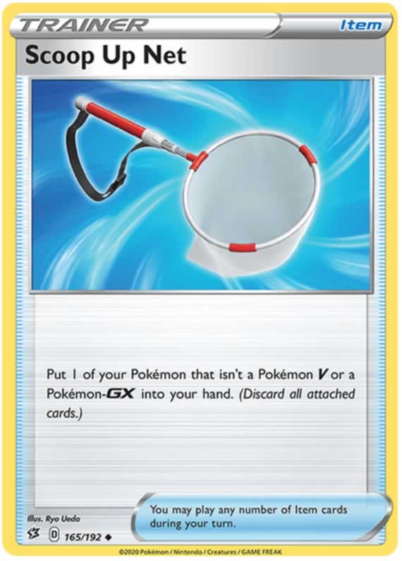 Scoop Up Net 165/192 Reverse Holo Pokemon Card (SWSH Rebel Clash ...