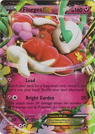 Florges EX 67/119 Ultra Rare Pokemon Card (XY Phantom Forces) — Titan ...