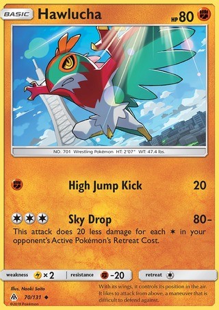 Hawlucha 70/131 Uncommon Pokemon Card (Forbidden Light) — Titan Cards Ltd
