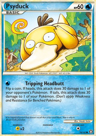 Psyduck Pokemon Card