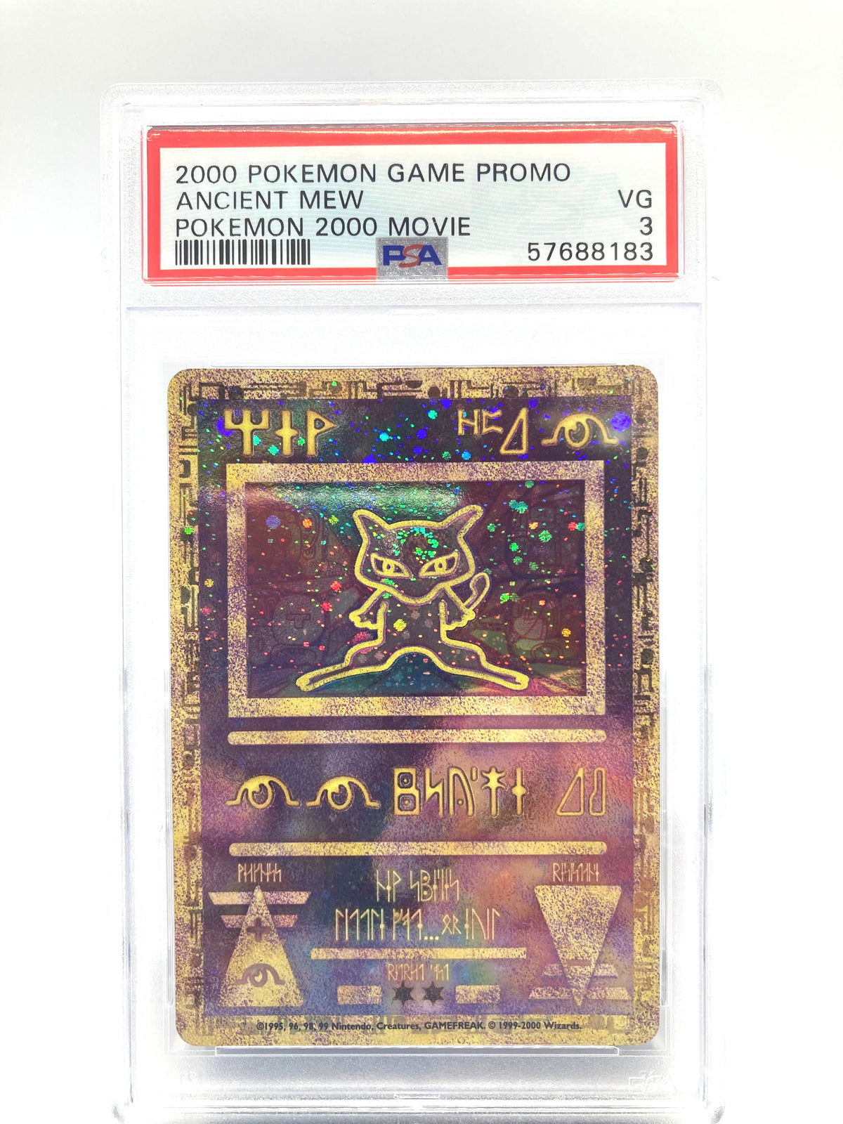 Ancient Mew Pokemon 2000 Movie Edition PSA 3 Graded Pokemon Card ...