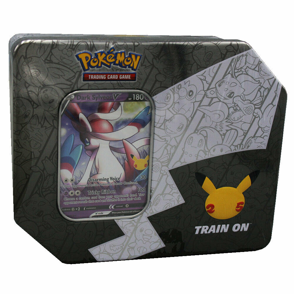 Pokemon TCG Celebrations Dark Sylveon V Big Tin — Titan Cards Ltd