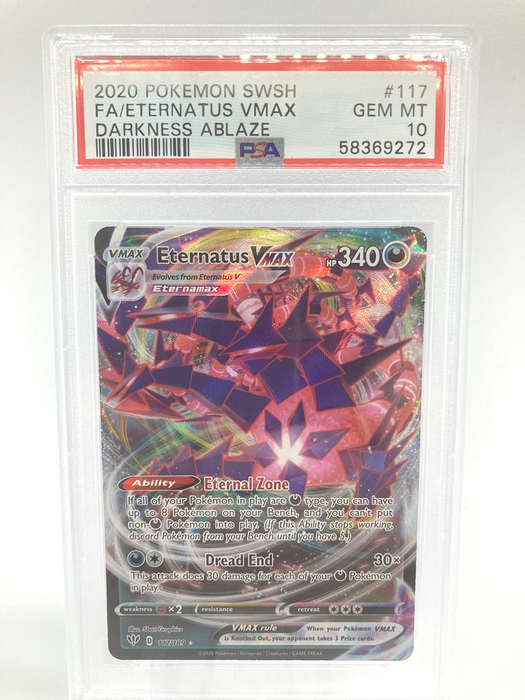 Eternatus VMAX 117/189 PSA 10 Gem Mint Graded Pokemon Card — Titan ...