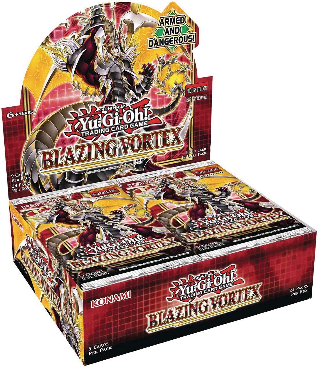 Yu-Gi-Oh! Blazing Vortex Booster Box (24 Sealed Booster Packs) — Titan ...