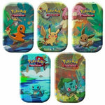 Pokemon Kanto Friends Mini Tins (Complete Set of 5) — Titan Cards Ltd