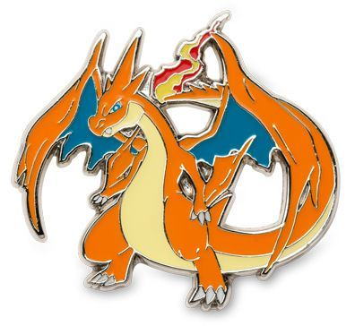 Pokemon Official Pin Badge - Mega Charizard Y — Titan Cards Ltd