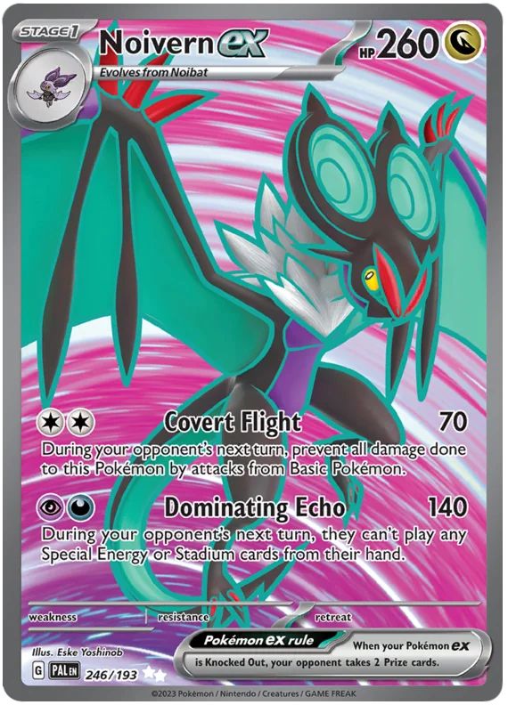 Noivern ex 246/193 Ultra Rare Double Pokemon Card (SV2 Paldea Evolved ...