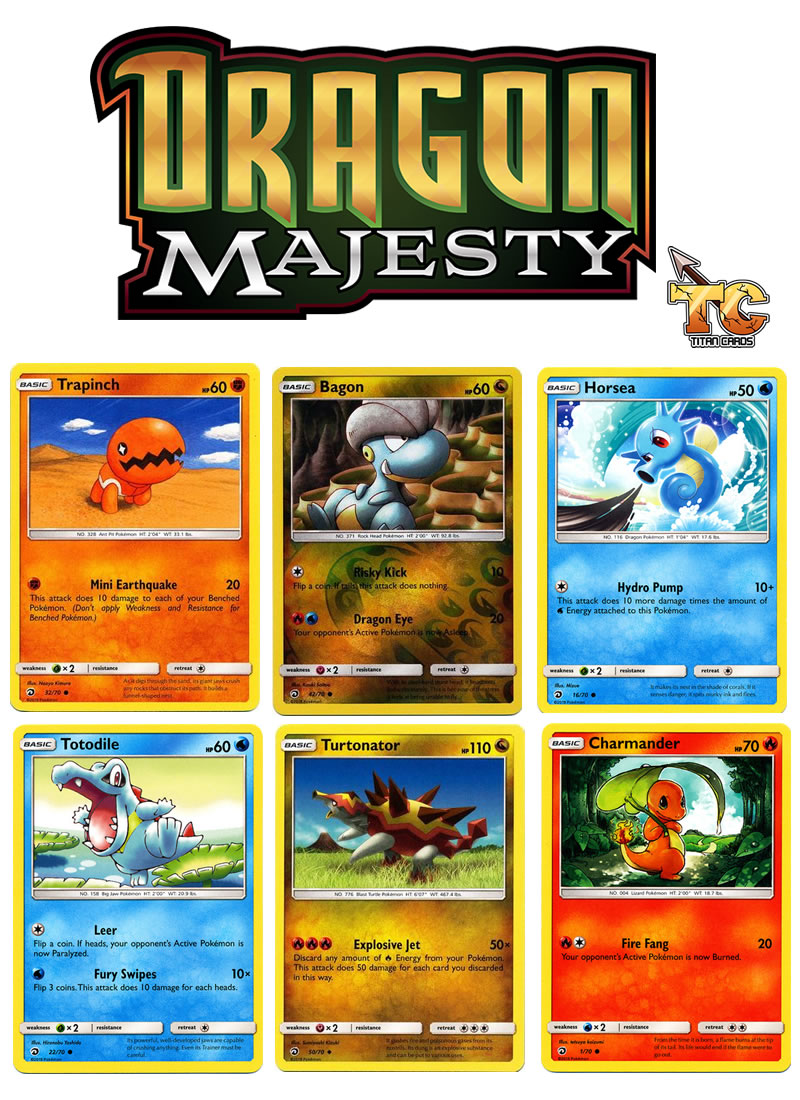 Pokemon Dragon Majesty 20 Card Bundle — Titan Cards Ltd