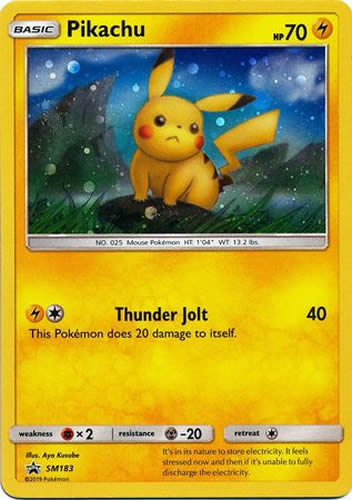 Pikachu SM183 Holo Promo Pokemon Card (Sun & Moon Unbroken Bonds ...