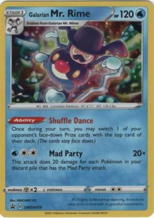 Galarian Mr. Rime SWSH079 Pokemon Card (Shining Fates Promo Series ...