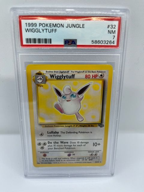 Wigglytuff 32/64 PSA 7 Graded Rare Pokemon Card (1999 Pokemon Jungle ...