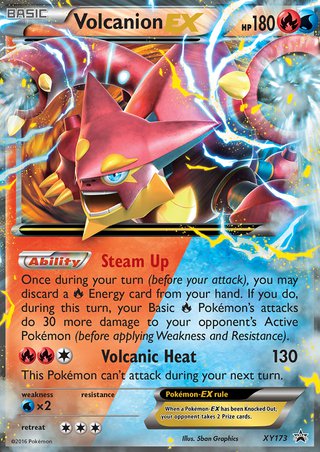 Volcanion EX XY173 (XY Promo Series) — Titan Cards Ltd
