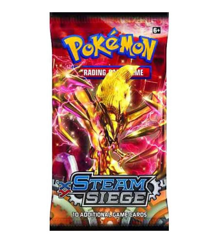 Pokemon XY: Steam Siege Booster Pack (10 Cards) — Titan Cards Ltd